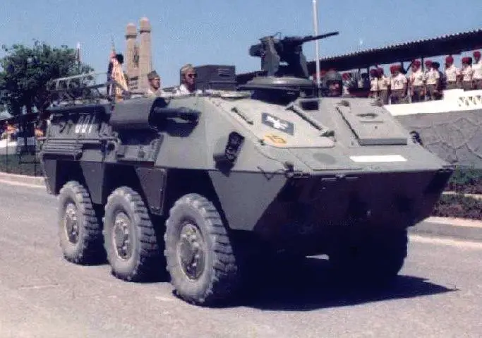 BMR-600 Santa-Barbara Systemas wheeled armoured personnel carrier Spain ...