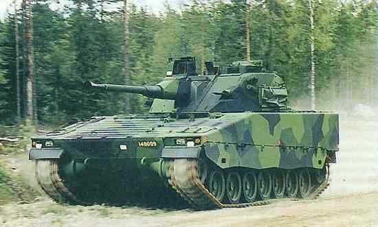 CV9040 armoured infantry fighting combat vehicle Swedish army Sweden ...