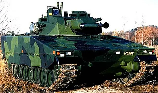 CV9040 armoured infantry fighting combat vehicle Swedish army Sweden ...