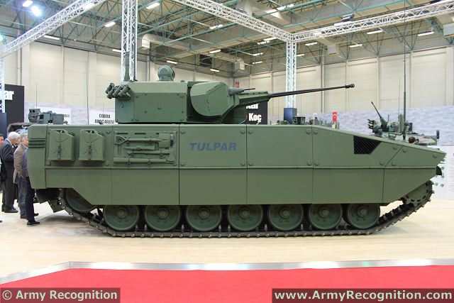 Tulpar Otokar AIFV armoured infantry fighting vehicle technical data sheet specifications ...