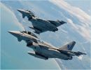 British Tranche 2 Typhoon aicraft in unfamiliar conditions during ...