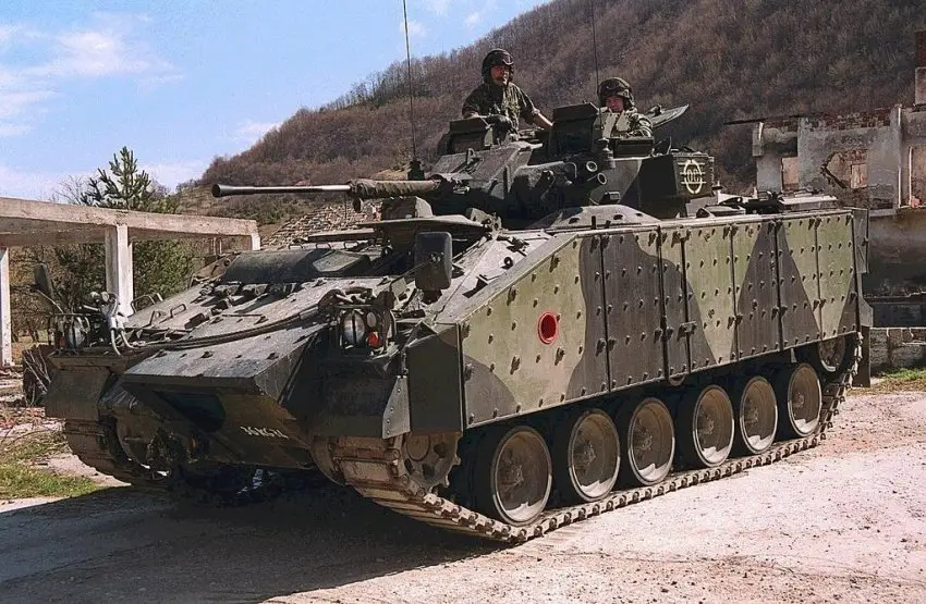 Warrior MCV-80 FV510 tracked armoured armored fighting combat vehicle ...