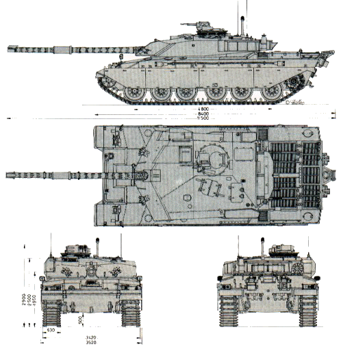 Challenger 1 MBT tank
