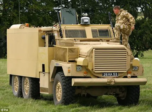 Mastiff 1 PPV protected patrol wheeled armoured vehicle Force ...