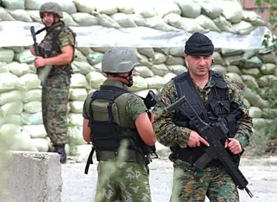Georgian army land ground forces ranks combat uniforms military ...
