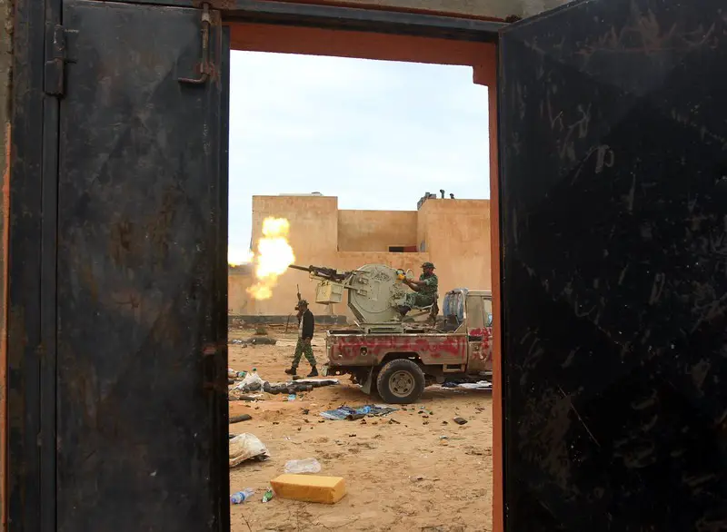 Libya Libyan NTC National Transition Council fighters armed forces ...