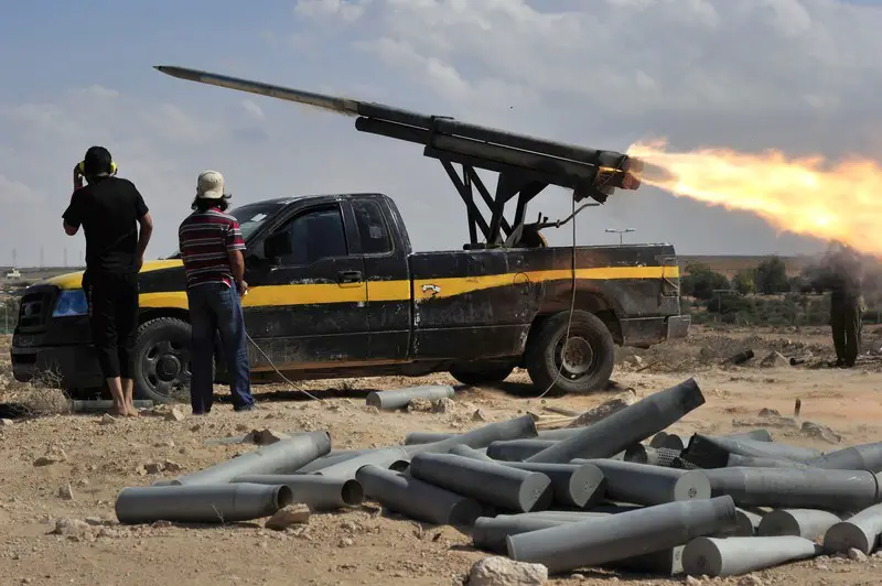 Libya Libyan NTC National Transition Council fighters armed forces ...