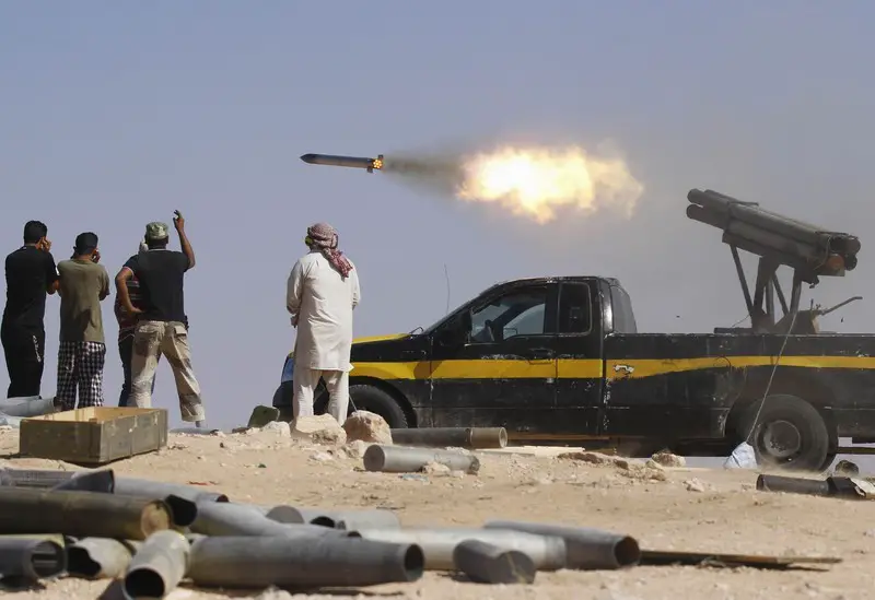 Libya Libyan NTC National Transition Council fighters armed forces ...