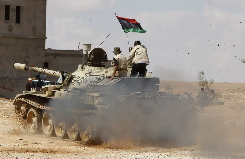 Libya Libyan NTC National Transition Council fighters armed forces ...