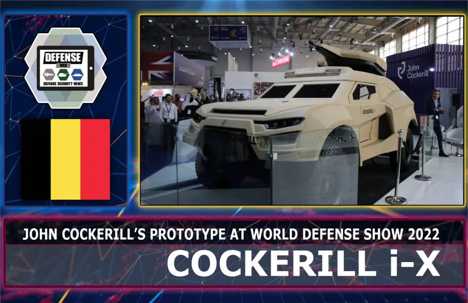 WDS 2022 Video: Cockerill i-X 4x4 combat vehicle with 25mm turret ...