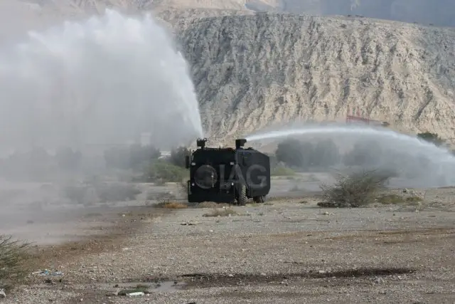 IAG Armored Water Cannon Riot Control 4x4 International Armored Group ...