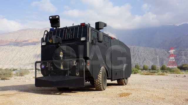 IAG Armored Water Cannon Riot Control 4x4 International Armored Group ...