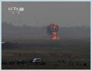 A JH-7 FBC-1 Flying Leopard fighter bomber crashed during demo flight ...