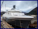 New Norwegian Intelligence Service ELINT vessel "Marjata" Christened