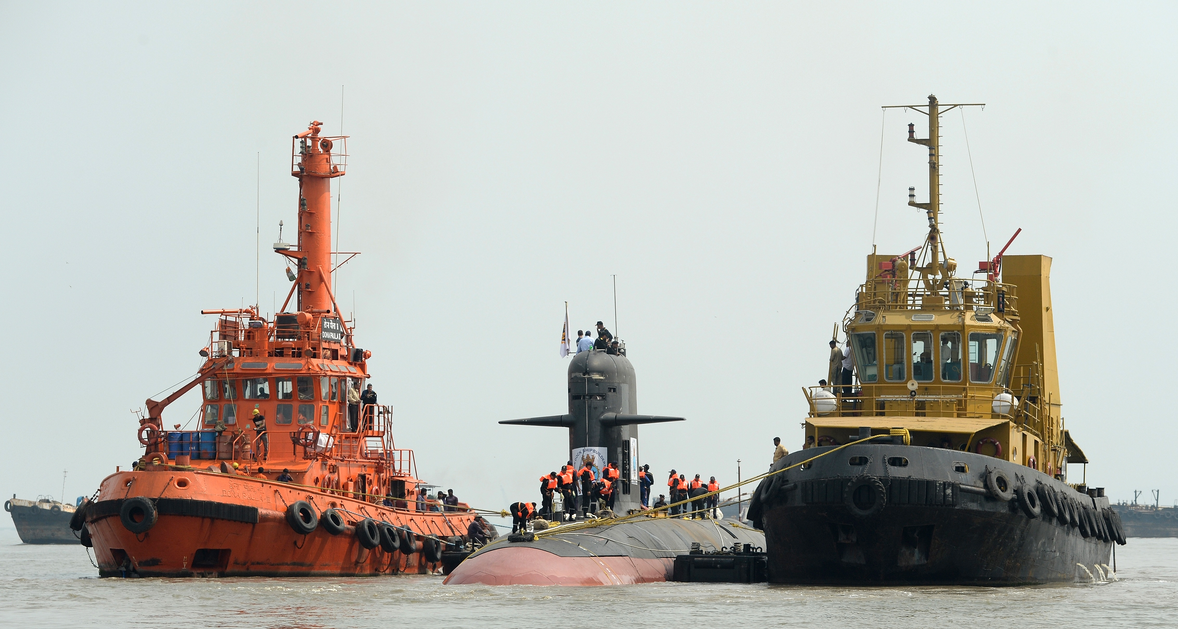 HD Pictures of the First Indian Navy Scorpene class SSK Submarine "Kalvari"