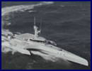 Video: CMN's Ocean Eagle 43 Trimaran Patrol Vessel Demonstrating ...
