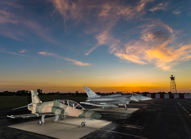 BAE rolls out Royal Air Force of Oman's first Eurofighter Typhoon and ...