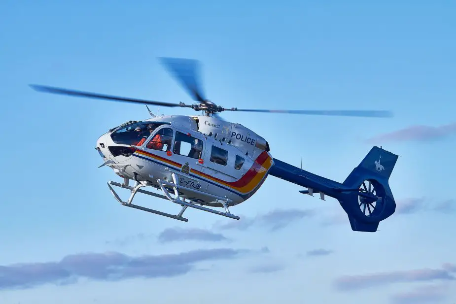 Royal Canadian Mounted Police receives first H145 chopper