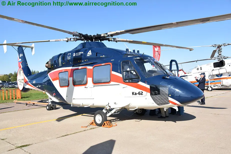 Russia: Third Ka-62 prototype takes off