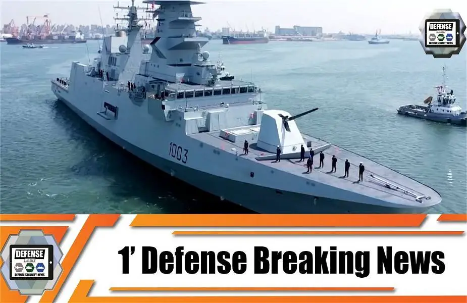 Video : Egyptian Navy receives frigate ENS Bernees 1003