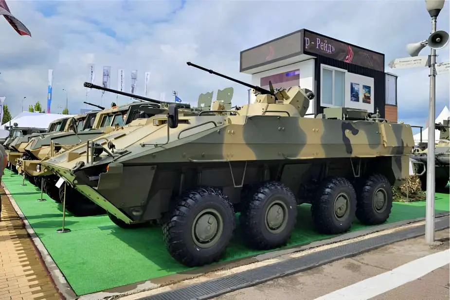 Russia unveils upgraded version of BTR-82A armored personnel carrier
