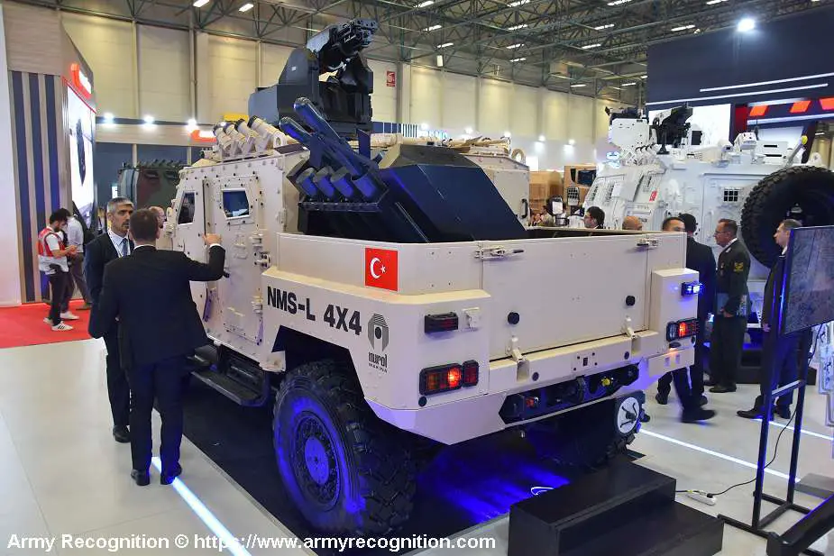 Nurol Makina showcases its new NMS-L vehicle armed with ILGAR loitering munition