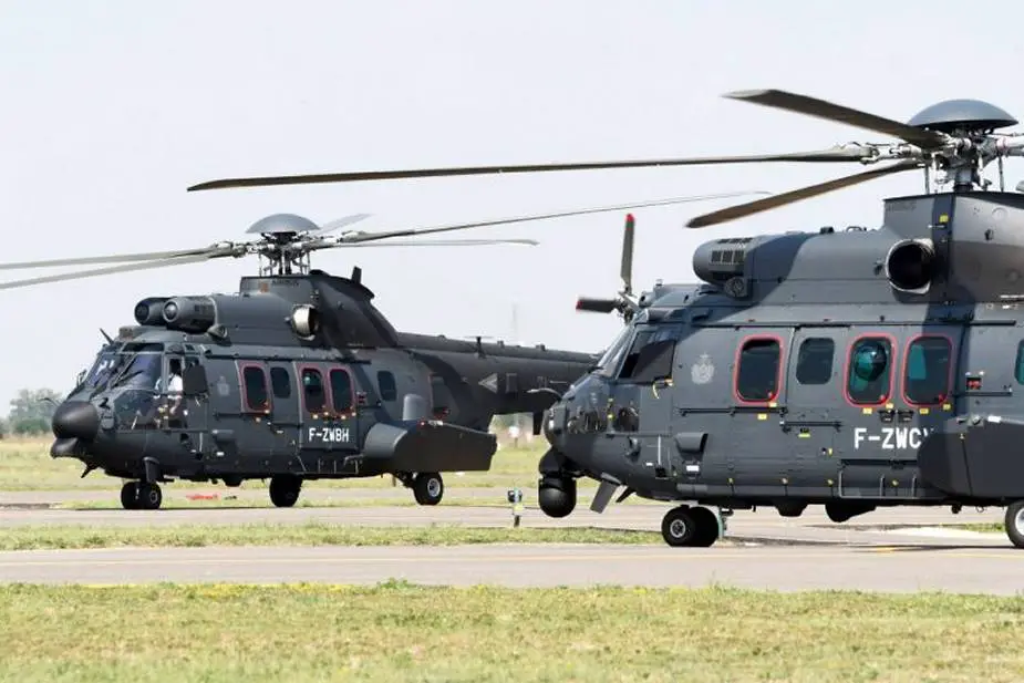 Hungarian Air Force receives its first two Airbus H225M helicopters