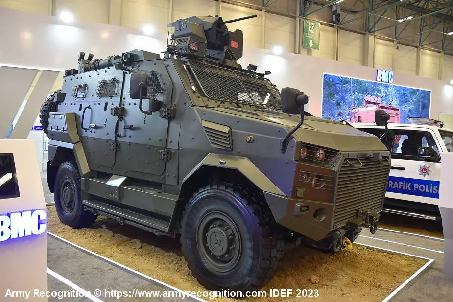 IDEF 2023: BMC displays new 4X4 Amazon multi-purpose armored vehicle