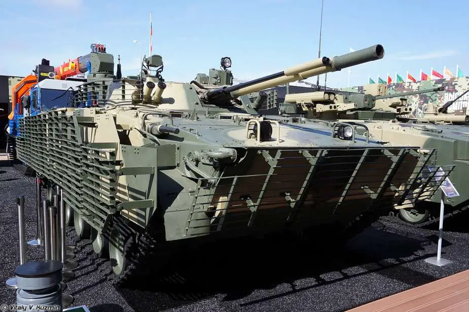 New Russian batch of up-armored BMP-3s likely headed to Ukraine