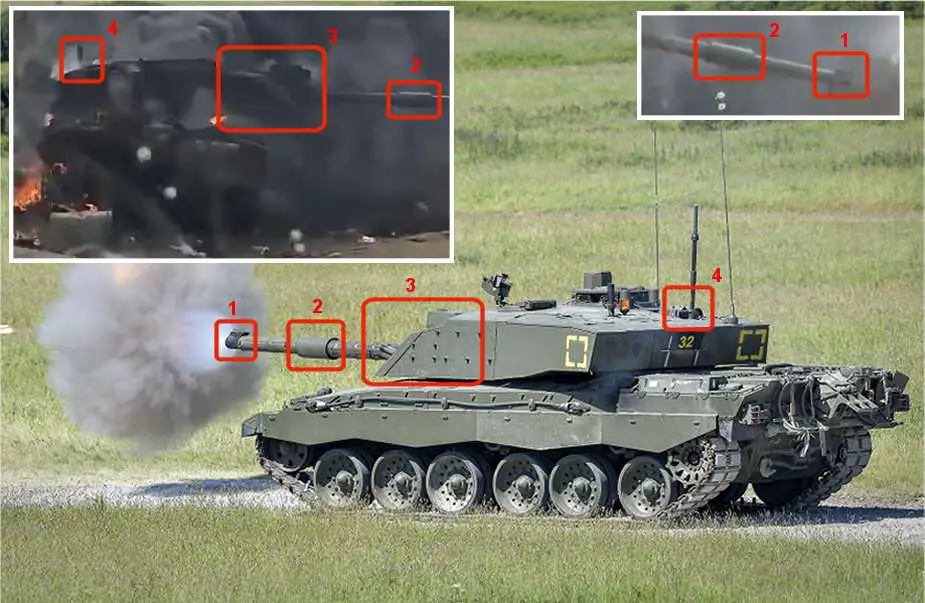 First confirmed destruction of UK-supplied Challenger 2 tank by Russian ...