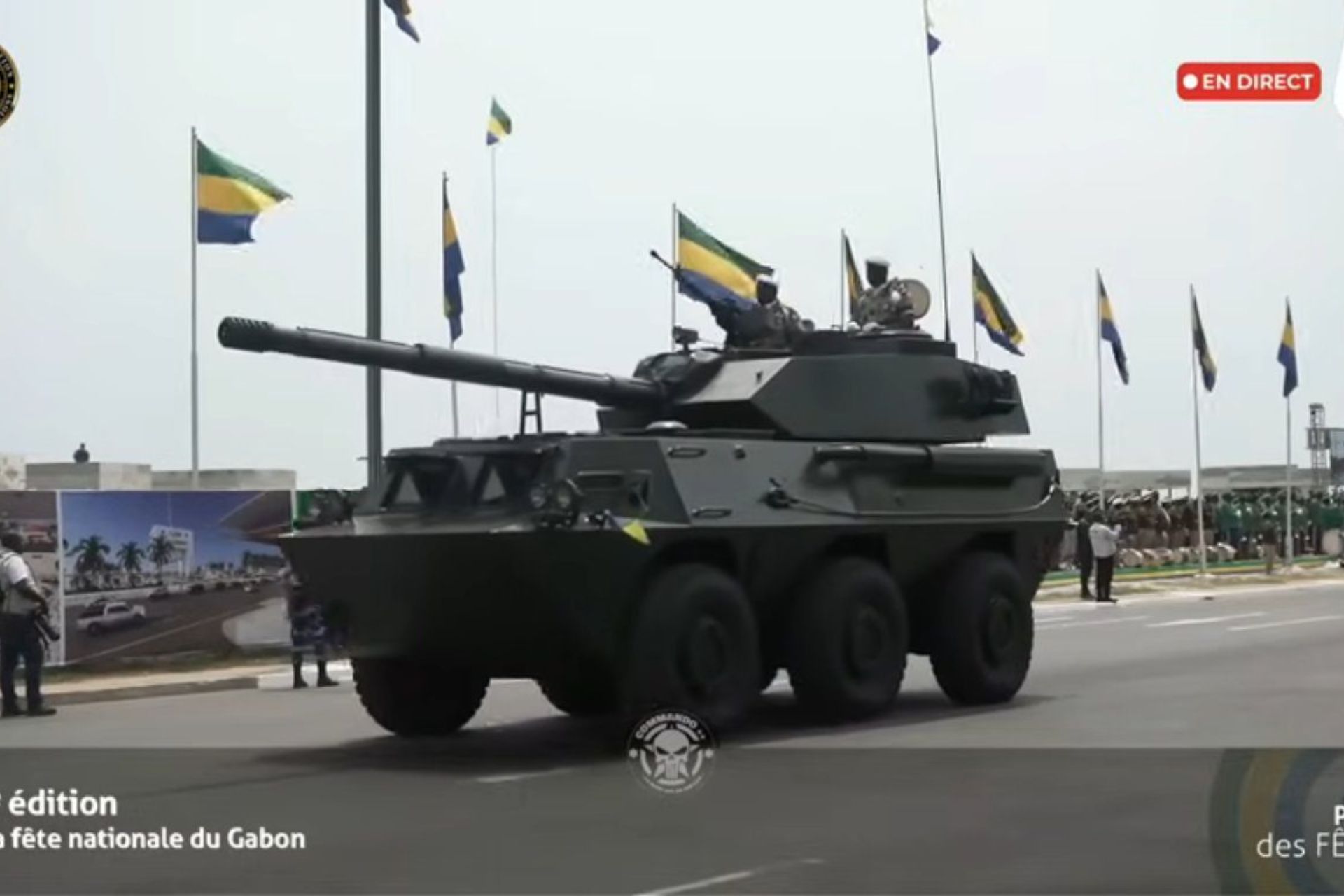 Gabon operating Chinese WMA-301 armoured vehicles