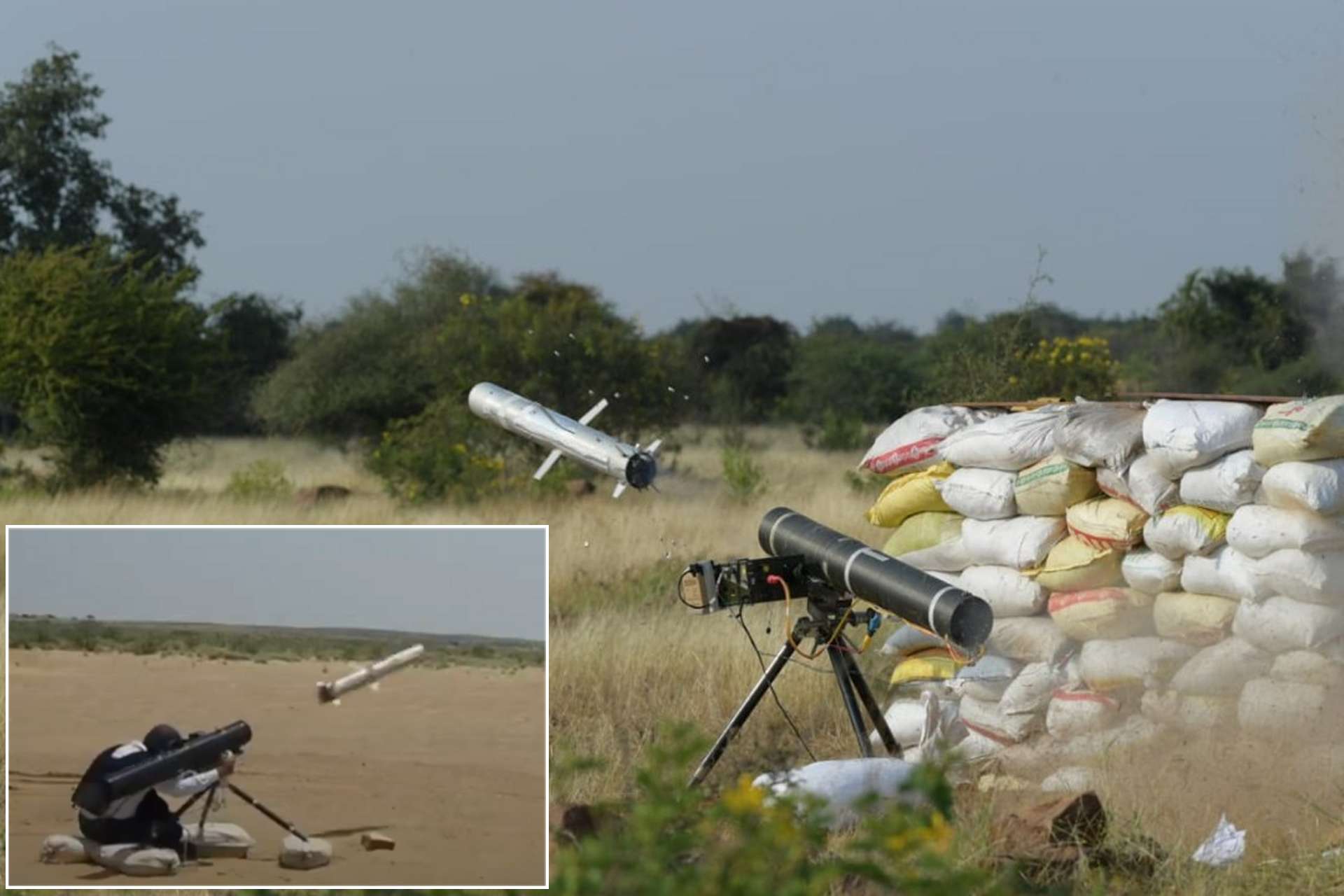 Indian Army Completes Third Trials of New MPATGM Anti-Tank Missile System