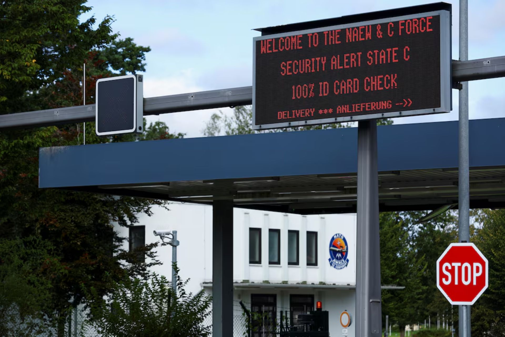 NATO air base in Germany remains on maximum alert due to suspicion of a ...