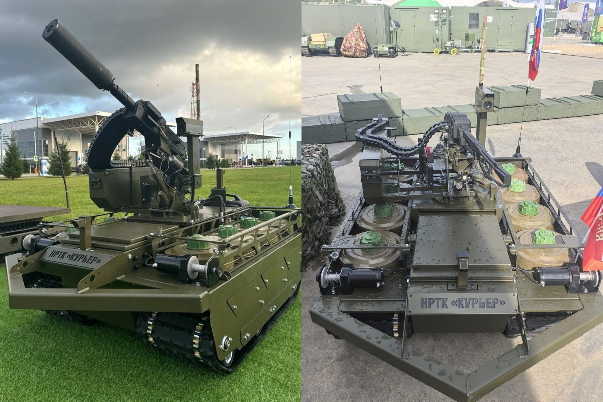 NRTK Courier: Ukraine's New Tech Weapon with AGS-17 and Mine Carrier ...