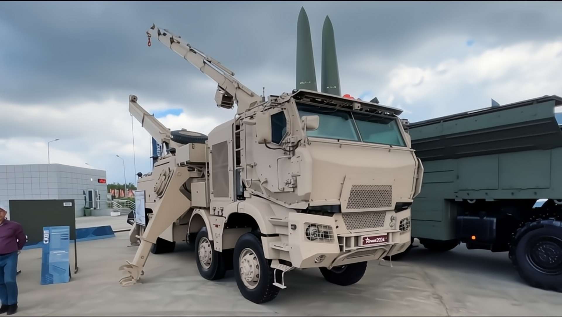 Russian Army presents new Kondor 8x8 recovery vehicle for export markets