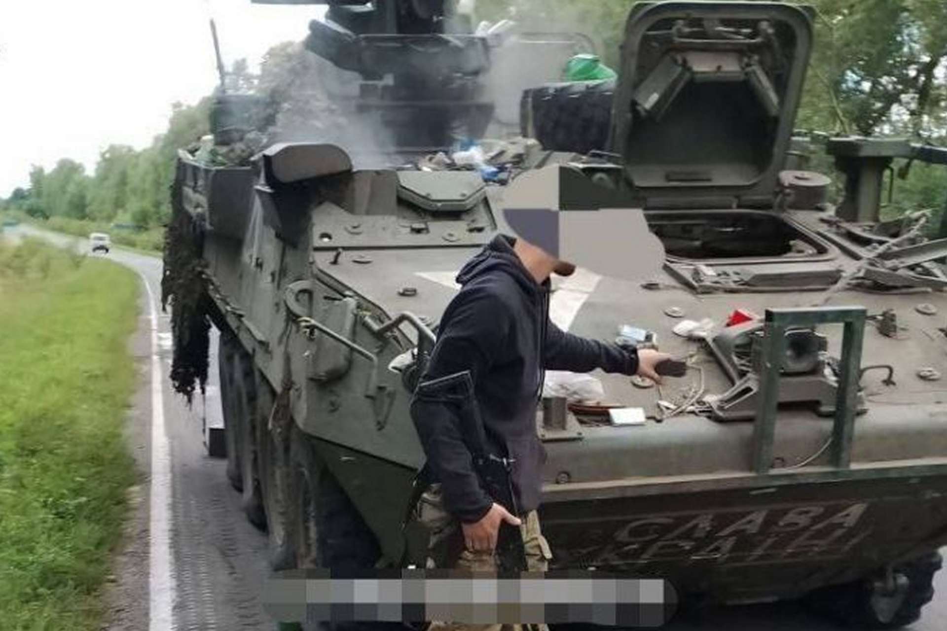 Russian Forces capture first US-made M1126 Stryker APC during Ukraine's ...