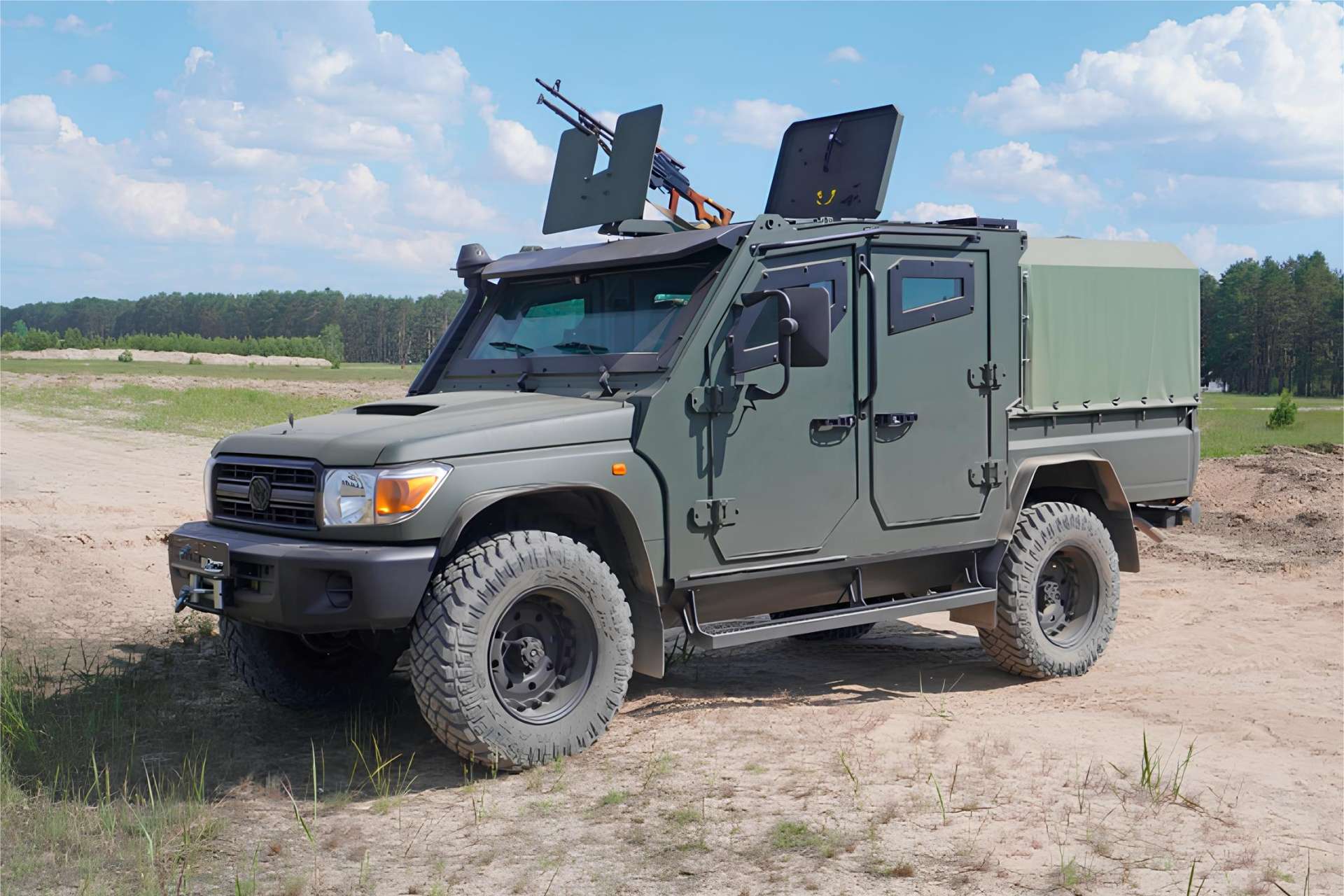 Ukraine Approves Djura a New Armored Vehicle for Military Use Against ...