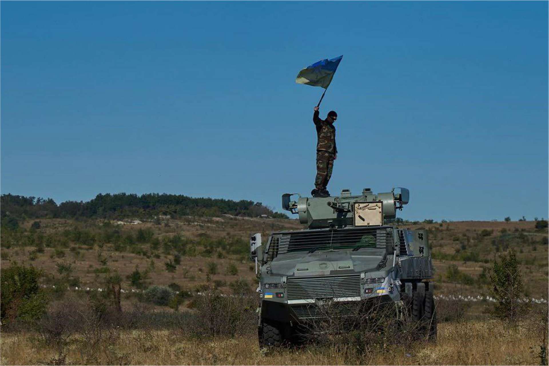 Ukraine Deploys South African Mbombe 6 Armored Vehicles Fitted with ...