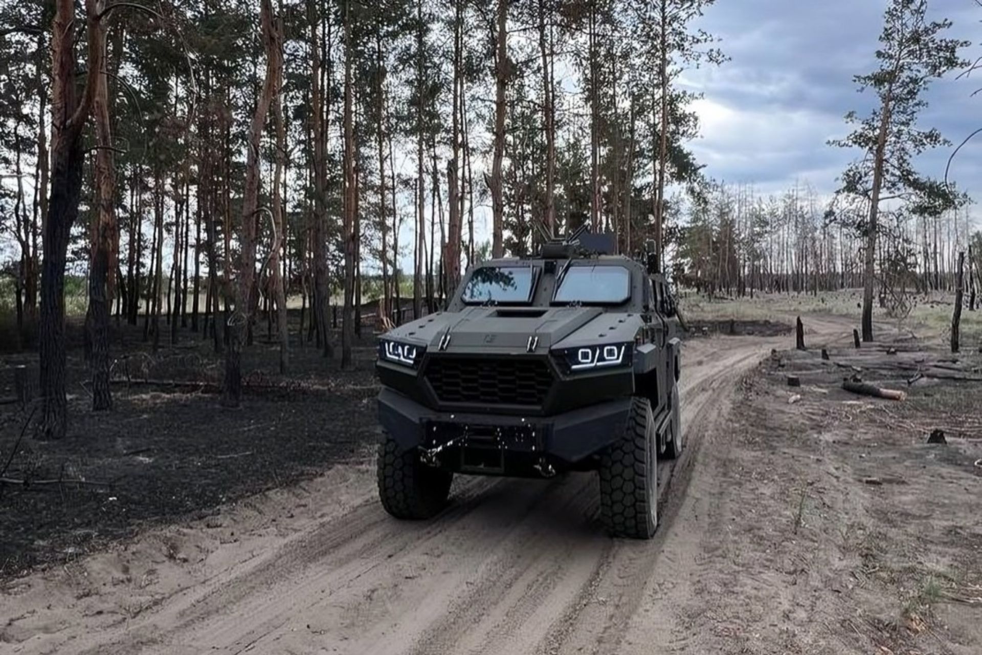 Ukraine Tests Its Inguar-3 4x4 MRAP with STANAG Level 3 Protection in ...