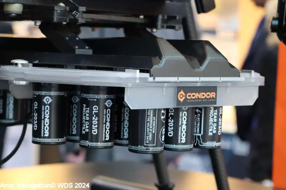 WDS 2024: Brazilian company Condor showcases Condor Drop non-lethal drone for safe law ...