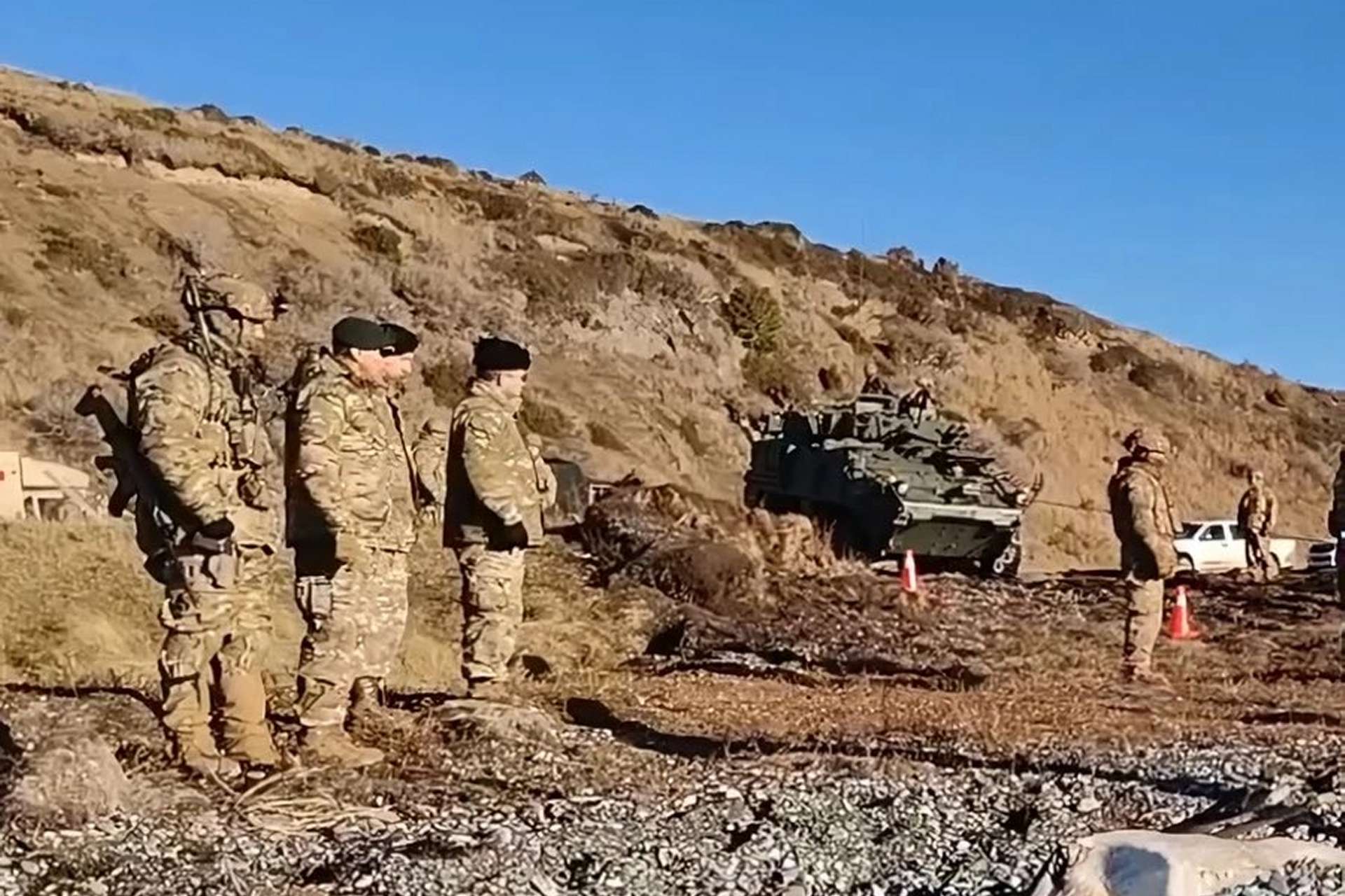 Chilean Marine Corps conducts first deployment of NZLAV 8x8 vehicles ...