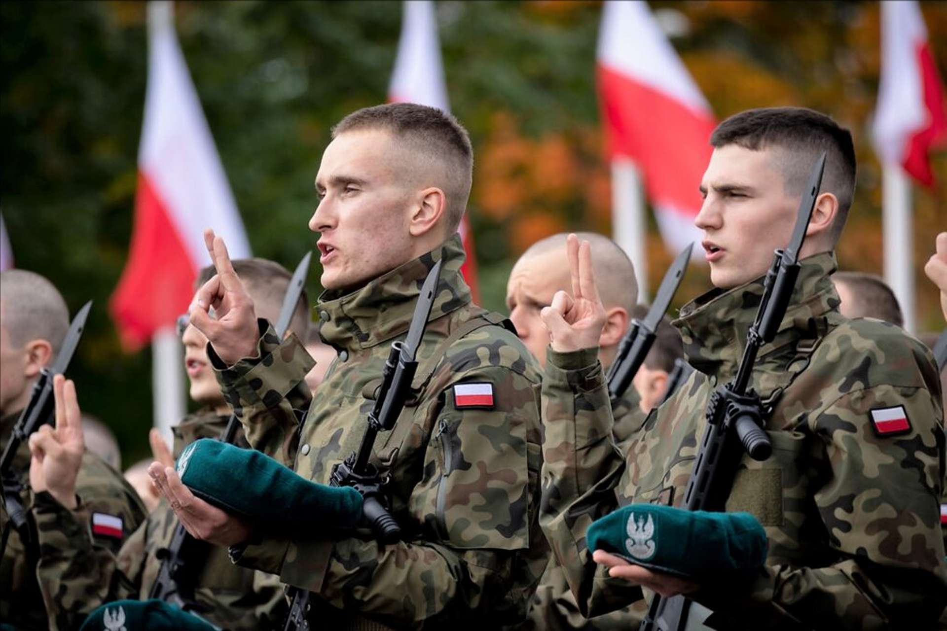 Massive Number Of Volunteers For Polish Army Massive Number Of Volunteers For Polish Army