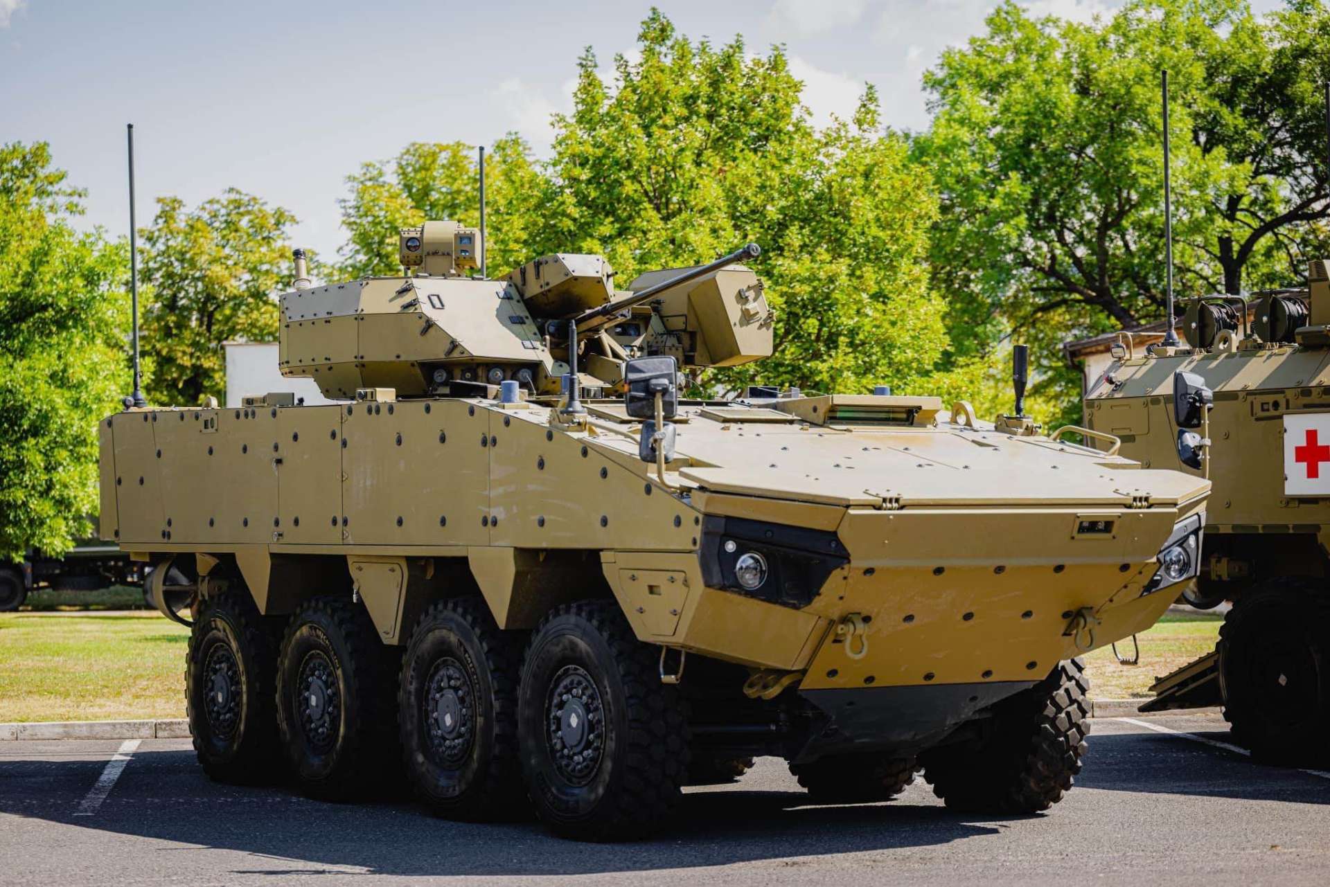Slovakia receives first BOV 8x8 IFV based on Finland's Patria AMV XP