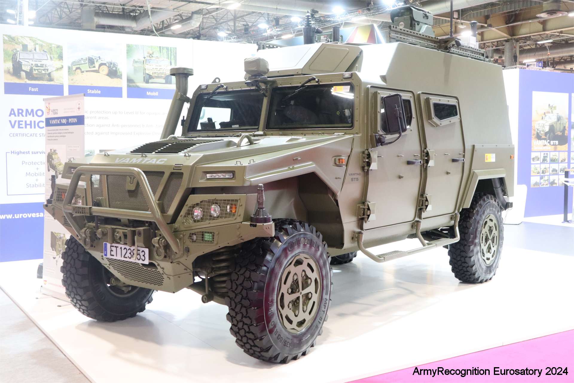 Spanish Company Urovesa develops 4X4 PITON High-Tech NBC Reconnaissance ...