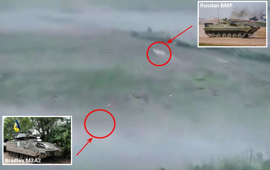 US-Donated Bradley M2A2 IFV Demonstrates High Efficiency Against ...