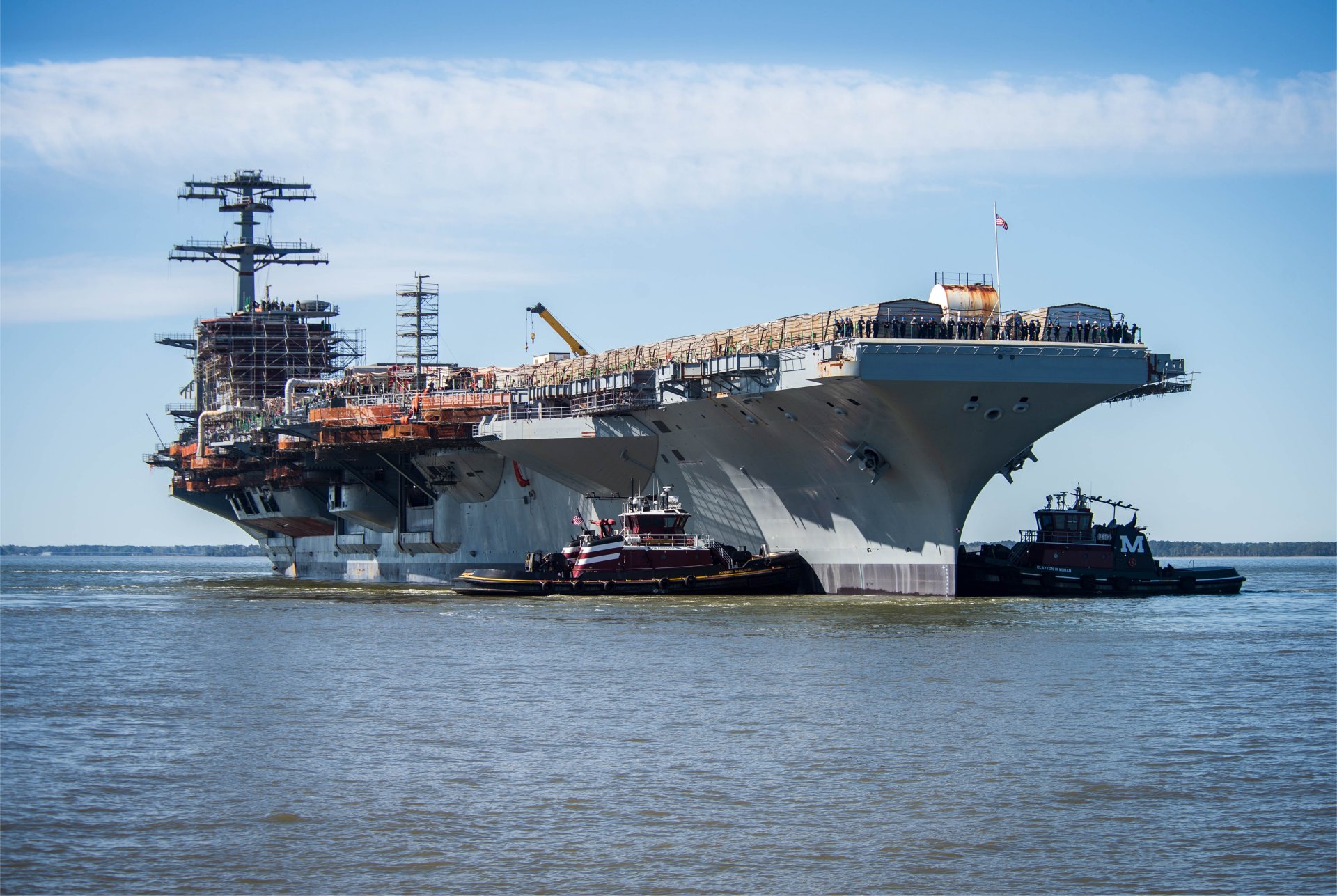 USS John C. Stennis begins second phase of major overhaul after leaving ...
