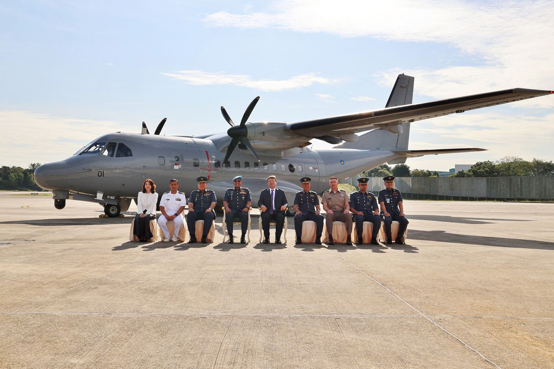 US Officially Transfers CN235 Maritime Surveillance Aircraft to Malaysia