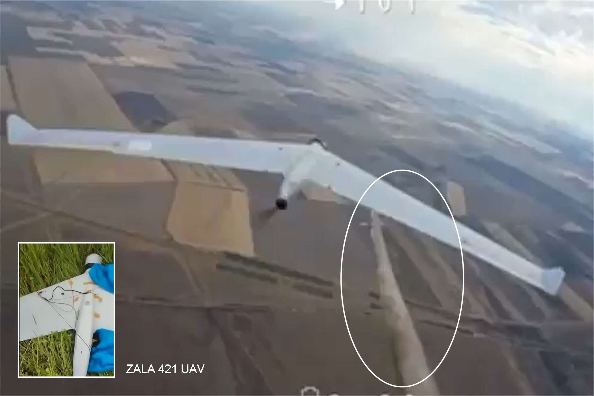 Ukrainian Drone with Wooden Stick Neutralizes Modern Russian ZALA 421 ...