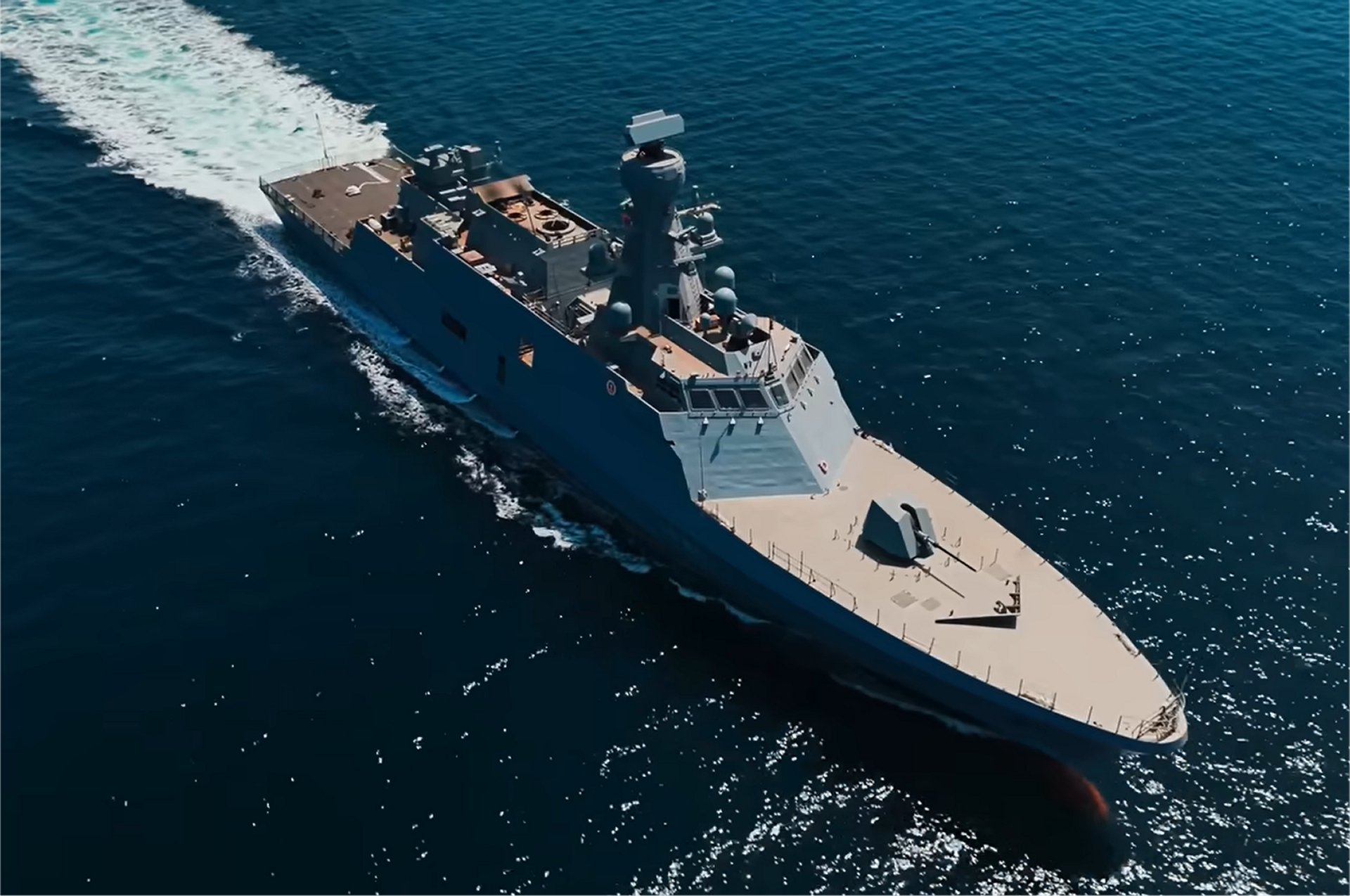 Ukrainian Navy's corvette Hetman Ivan Mazepa undergoes crucial sea trials