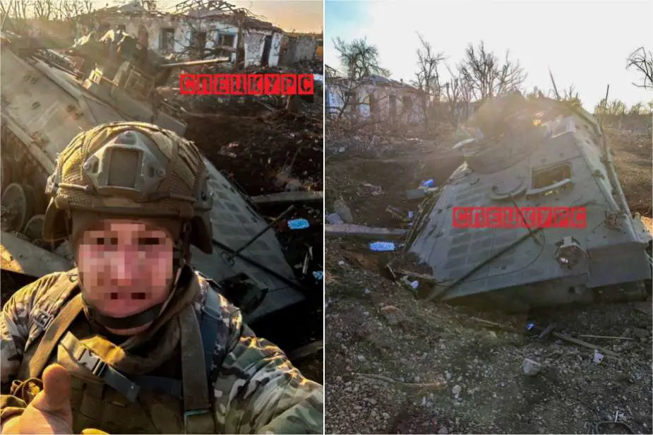 First Marder 1A3 IFV donated by Germany to Ukrainian army captured by ...